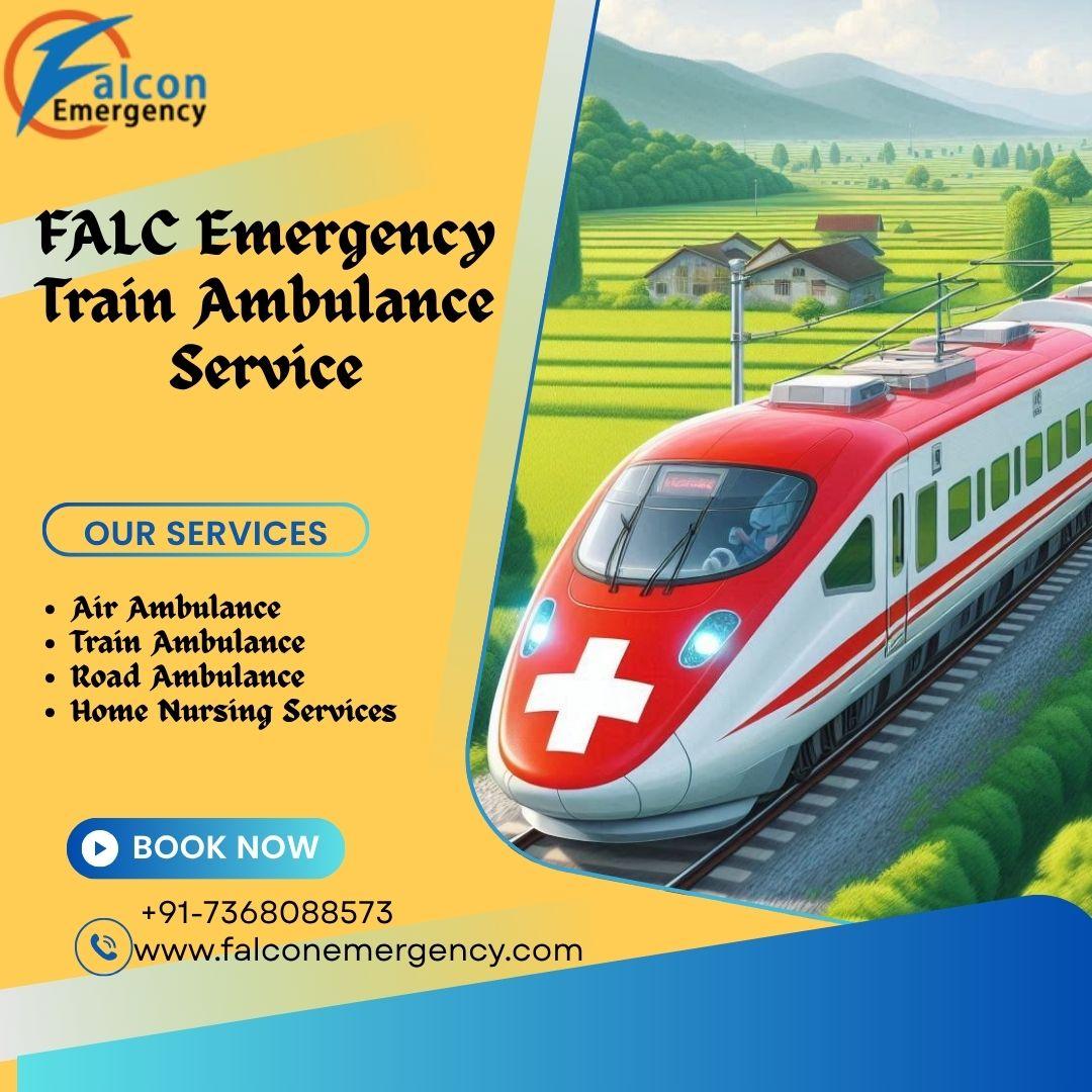 Falcon Emergency Train Ambulance Services from Patna to Delhi | Chennai ...